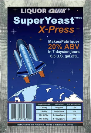 Liquor Quik Super Yeast X-Press Turbo Yeast BB 01.06.2026 REDUCED