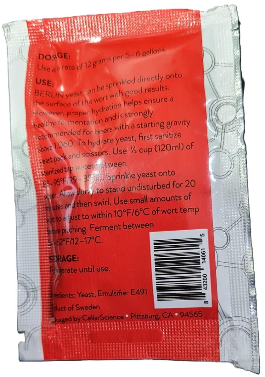 Berlin Beer Yeast | Cellar Science | The Home Brew Shop