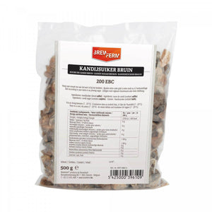 Dark Candi Sugar Dark Crystals 500g from Belgium