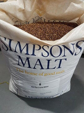 Buy Red Rye Crystal malt 1kg from Simpsons Maltings